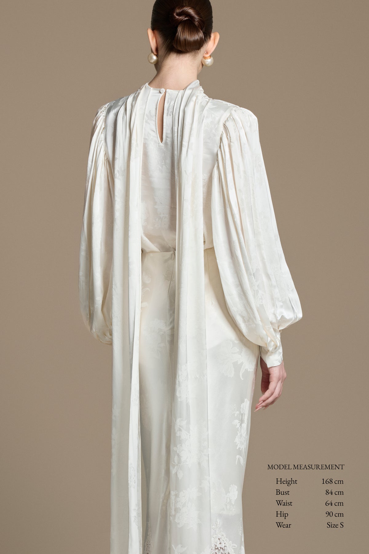 Contour Silk Skirt
